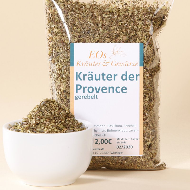 Kräuter der Provence - EOs Kräuter & Gewürze - der Shop mit dem gewis